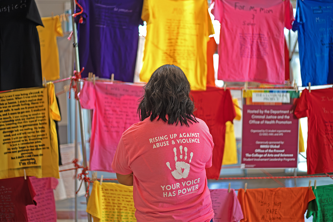 Clothesline Project gives abuse survivors a voice at NMSU - NMSU Round Up